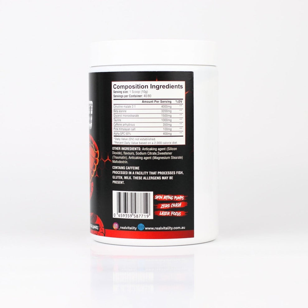 RATTLED - Pre Workout – Real Vitality